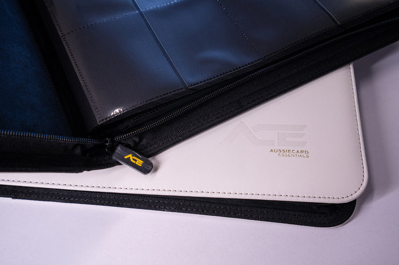 12 Pocket Zip Trading Card Binder - White – Aussie Card Essentials